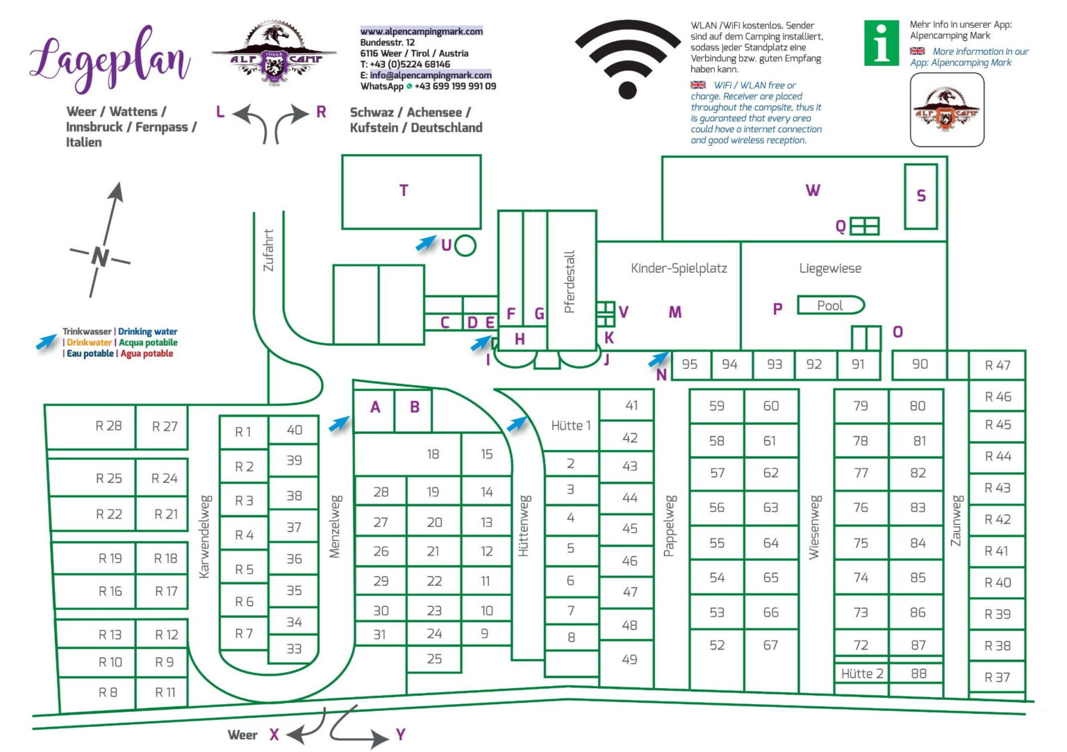 Lageplan - Alpencamping Mark